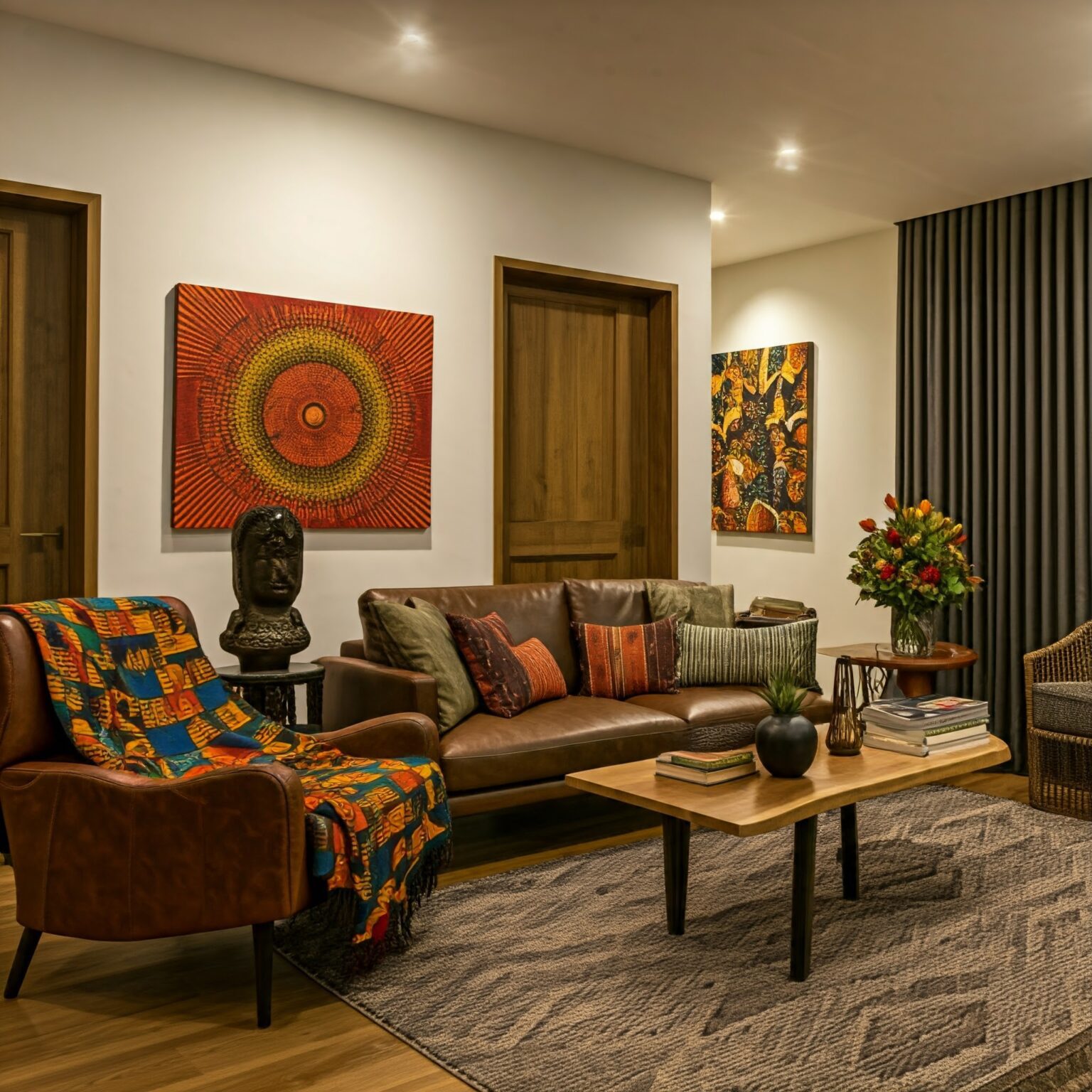 Afro-Modern Interior Design: African Heritage & Contemporary